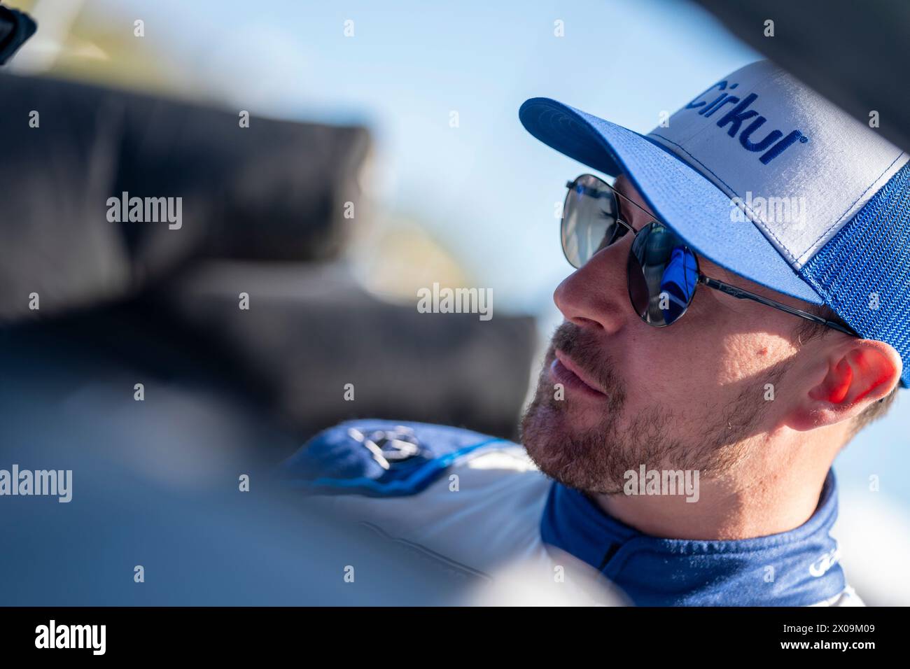 Daniel Hemric takes to the track to practice for the Cook Out 400 in ...