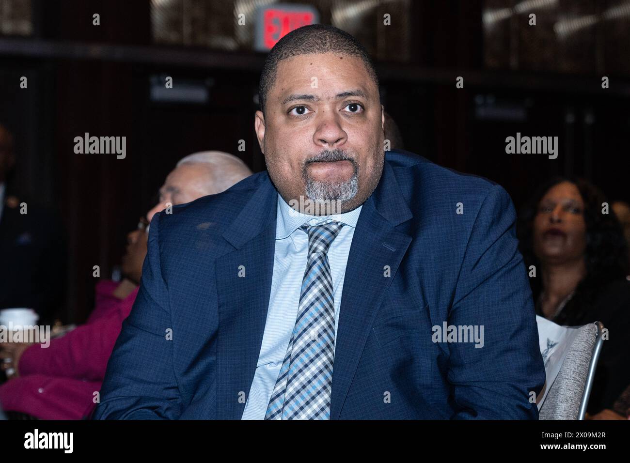 Manhattan District Attorney Alvin Bragg attends 1st day of NAN National ...