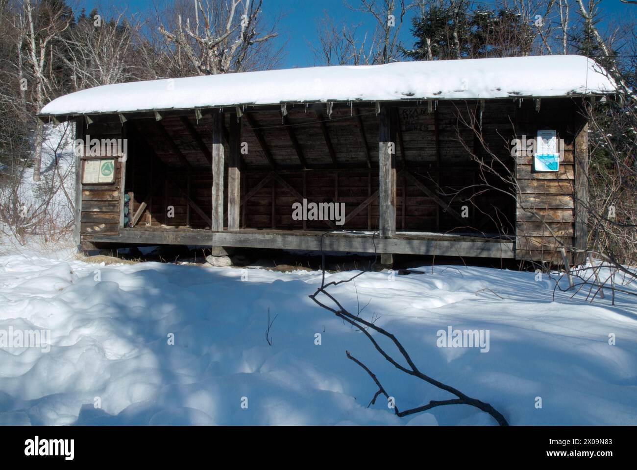 Built circa 1967, and seen here in 2007, the Rocky Branch Shelter #2 ...