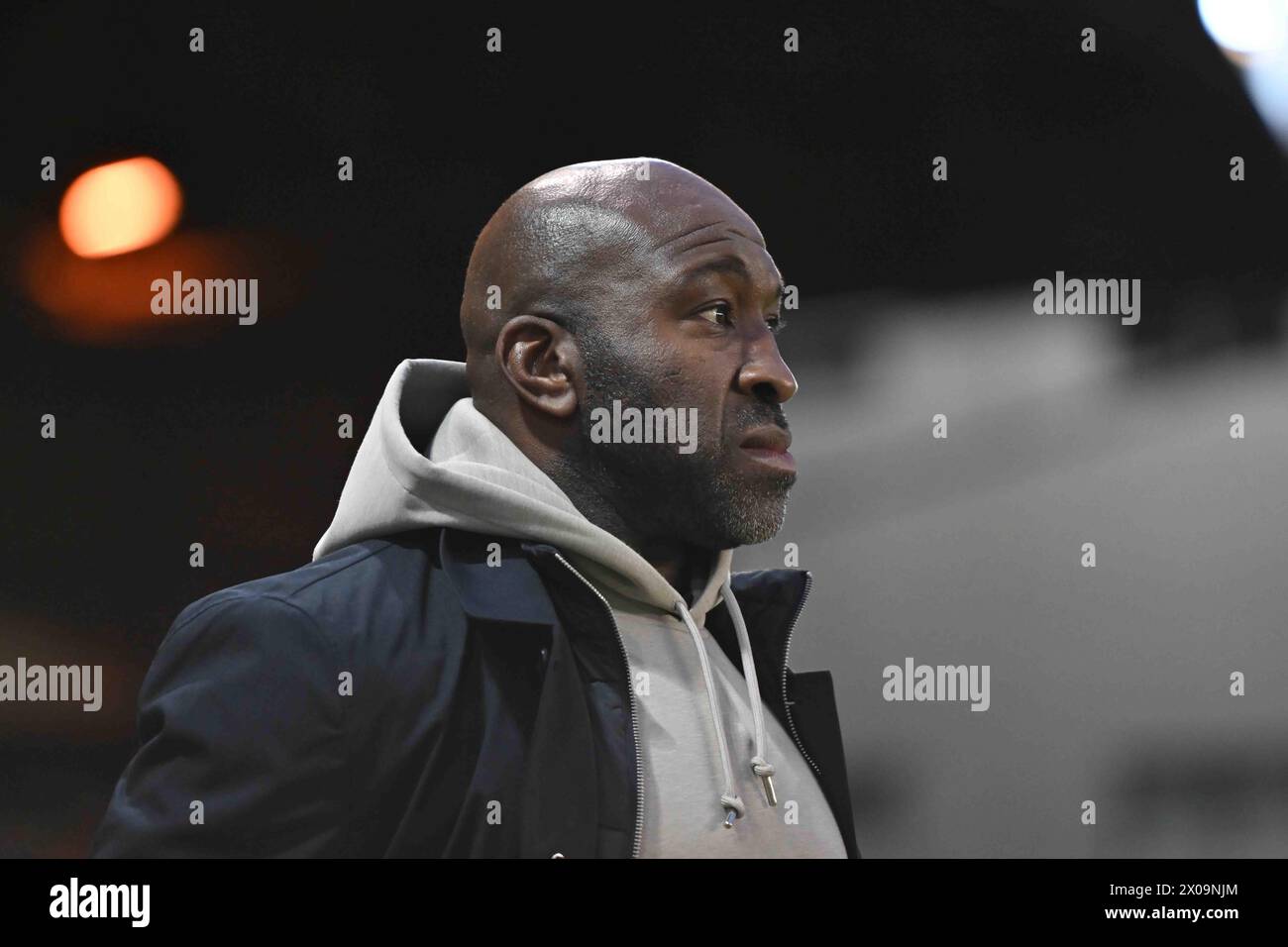 Manager Darren Moore (Manager Port Vale) looks on during the Sky Bet ...