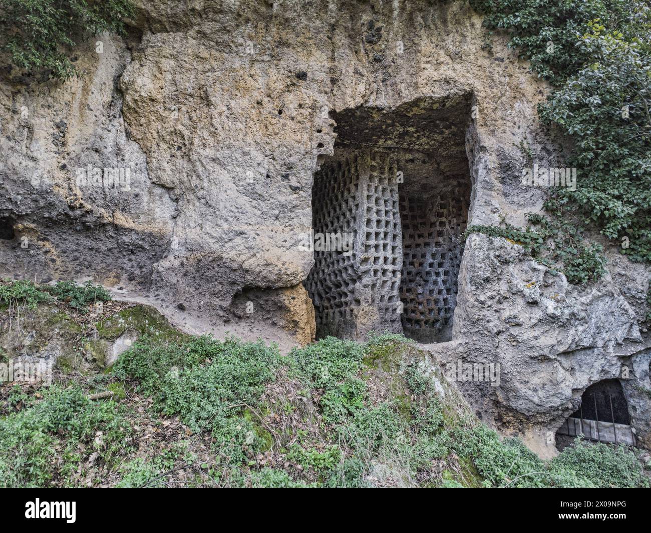 Ancient columbarium for breeding pigeons. Previously thought to be ...