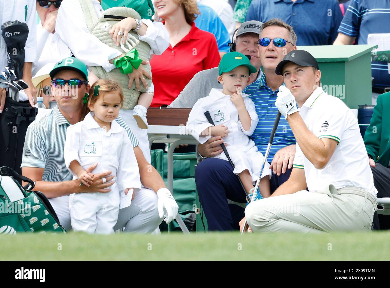 Augusta, United States. 10th Apr, 2024. Maya, the daughter of Rickie ...
