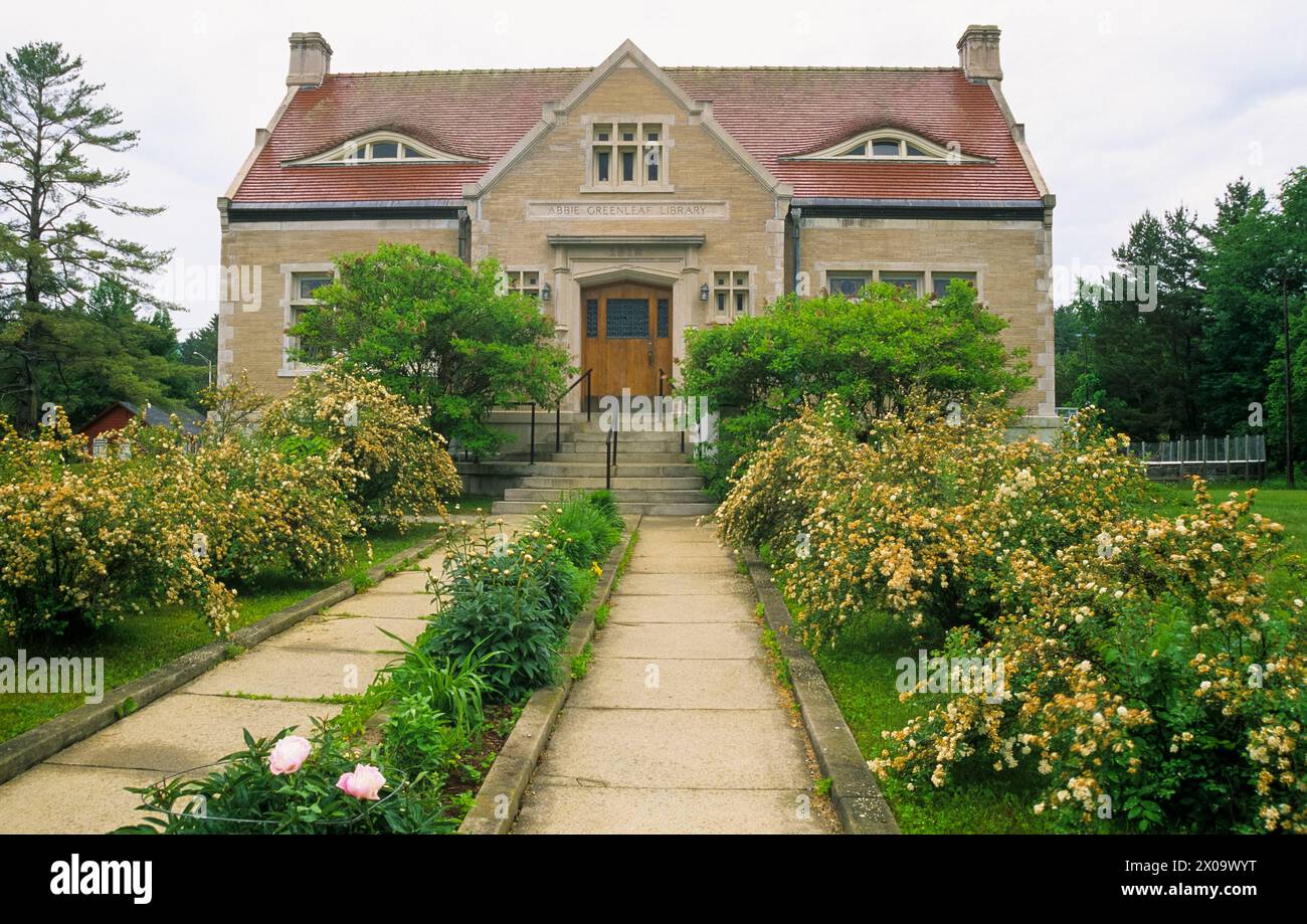 The Abbie Greenleaf Library in Franconia, New Hampshire. This library ...