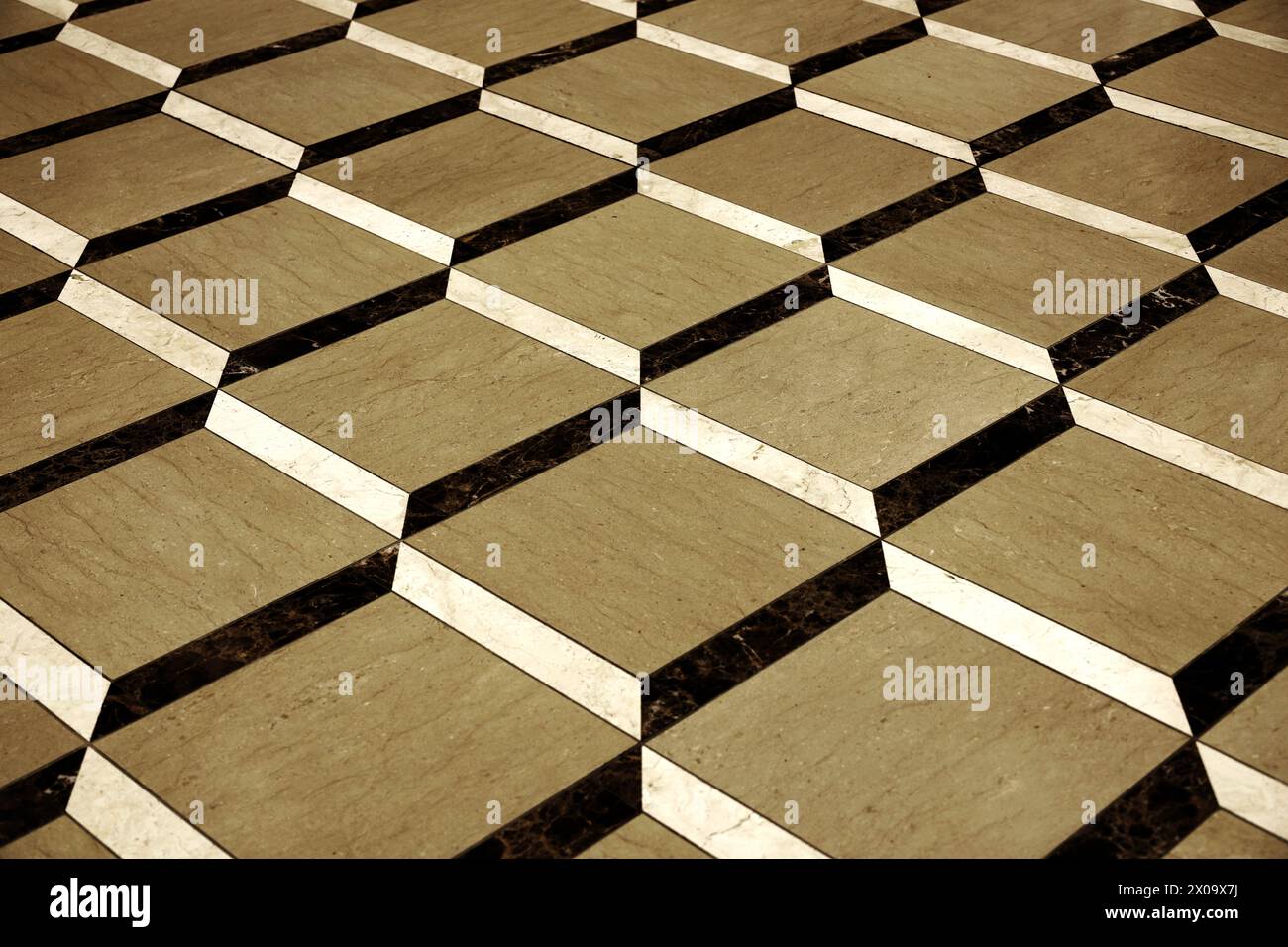 Background material showing a close-up of a three-dimensional floor ...