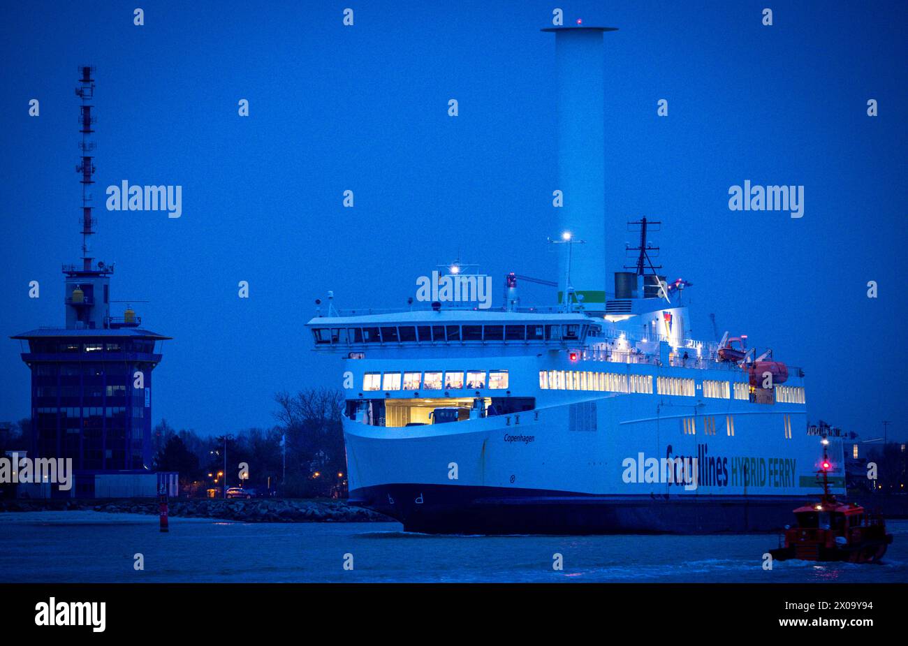 Rostock, Germany. 19th Mar, 2024. The Scandlines ferry "Copenhagen ...