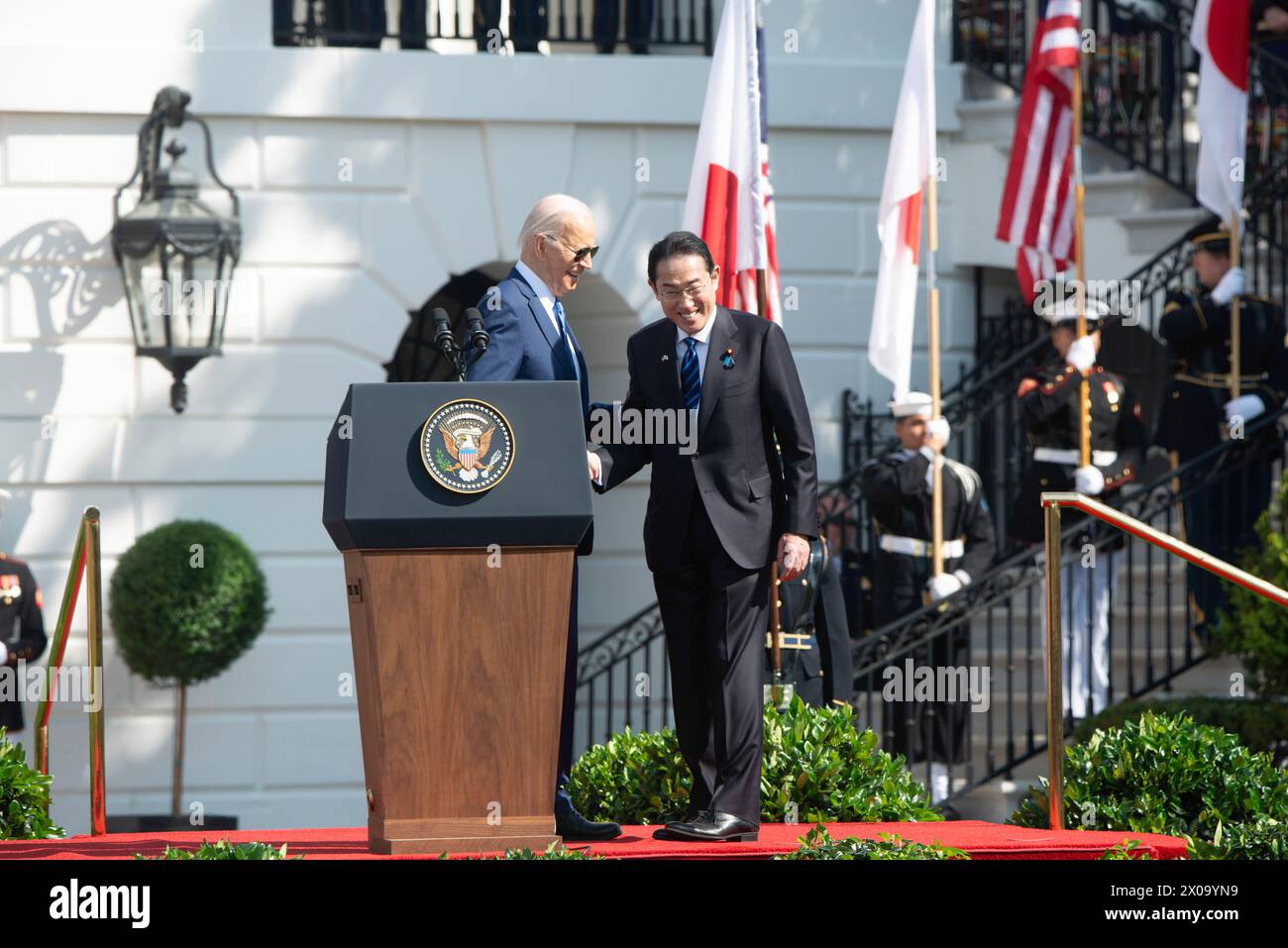 Washington DC April 10,2024, USA: Japan's Prime Minister Fumio Kishida ...
