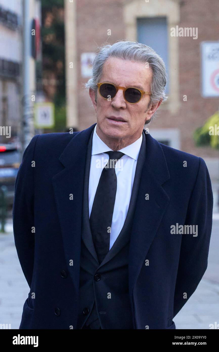 Madrid. Spain. 20240410, Alfonso Diez attends Ira von Furstenberg Mass ...