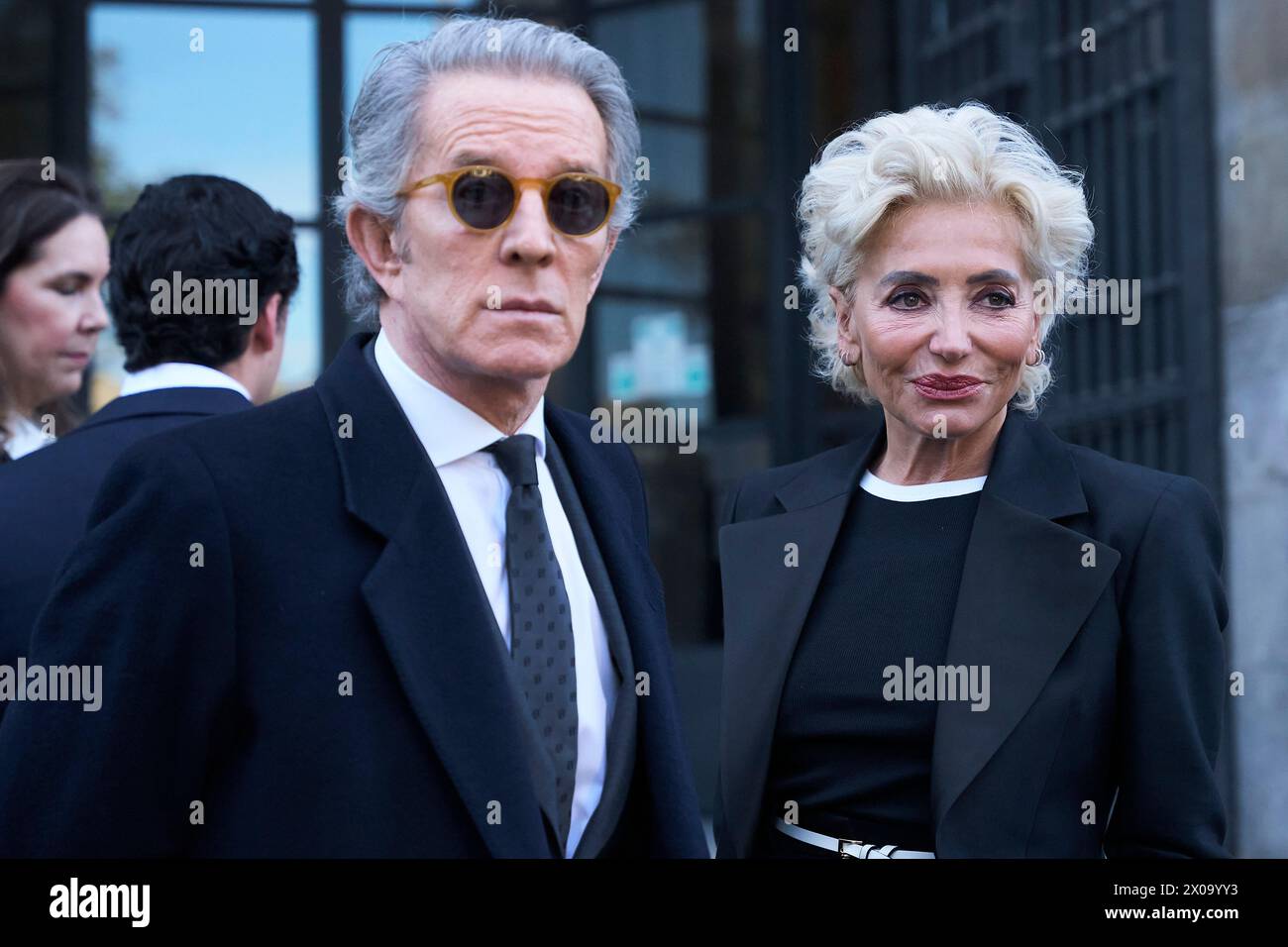 Madrid. Spain. 20240410, Simona Gandolfi, Alfonso Diez attends Ira von ...