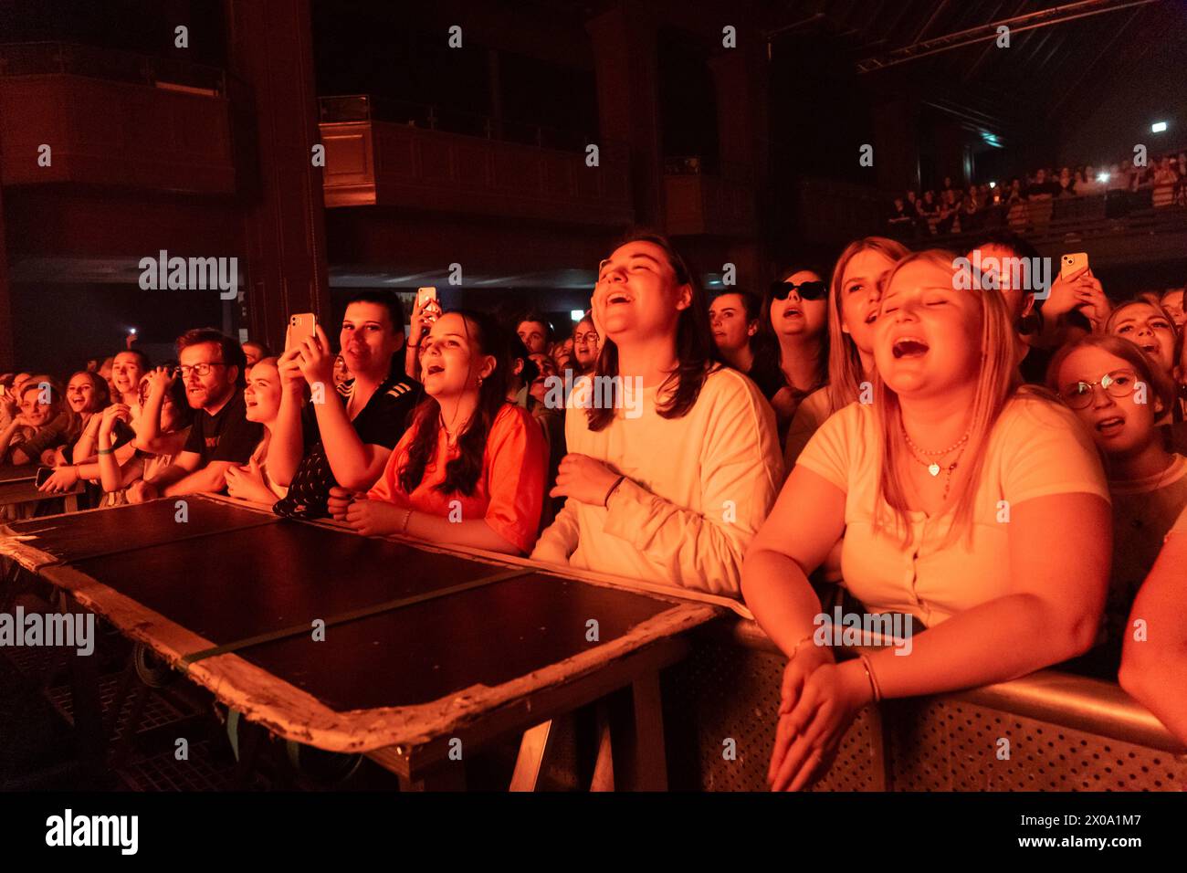 Die deutsche Indie-Pop Band Provinz bei ihrem Konzert im Leipziger Haus ...