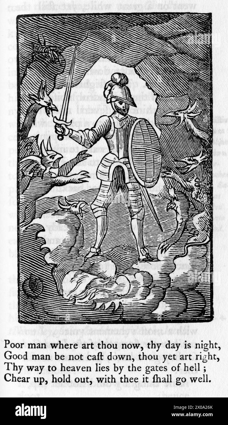 Woodcut book illustration Black and White Stock Photos & Images - Alamy