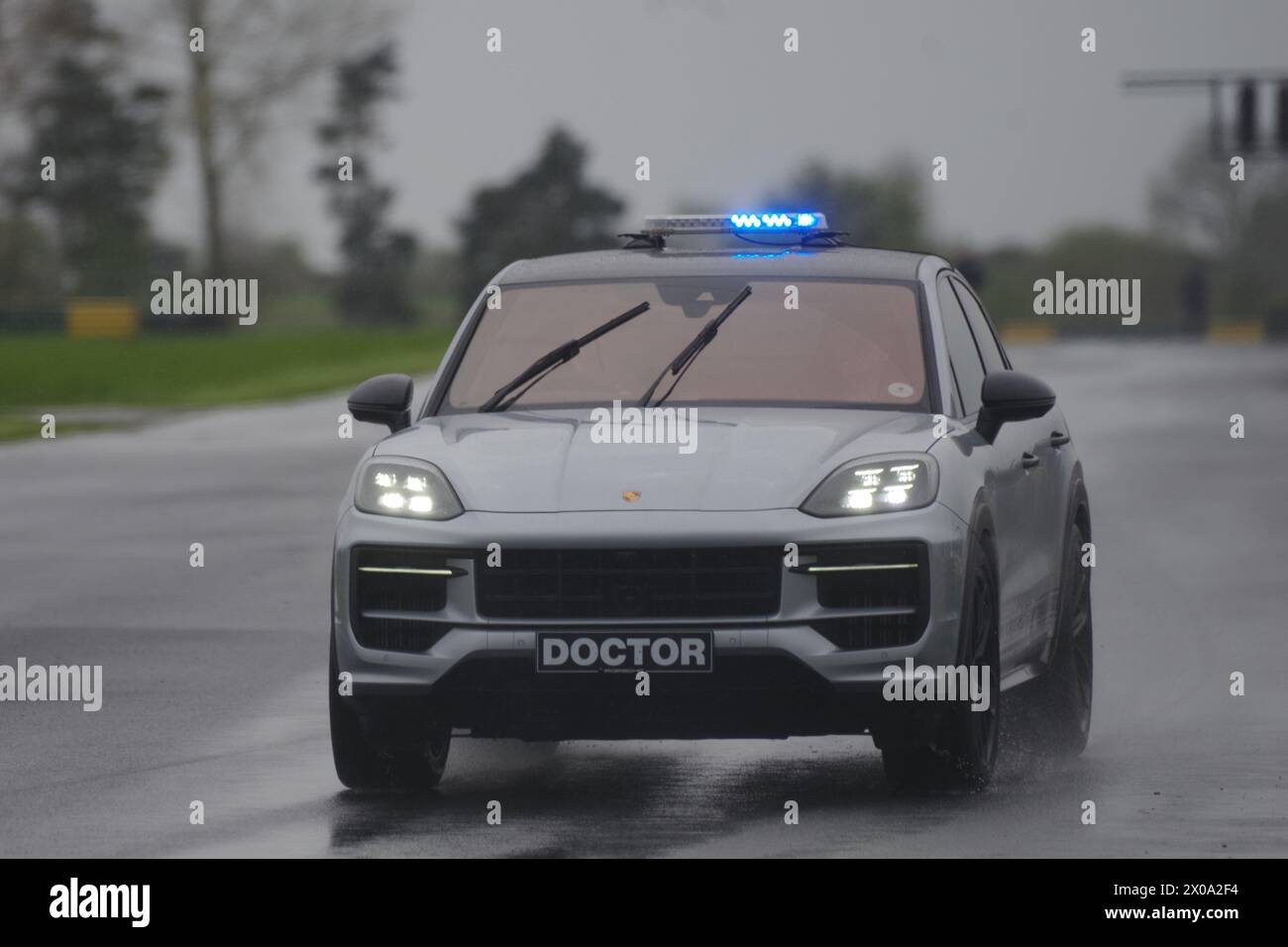 Dalton on Tees, 10 April 2024. The doctor's car on track during a BTCC ...