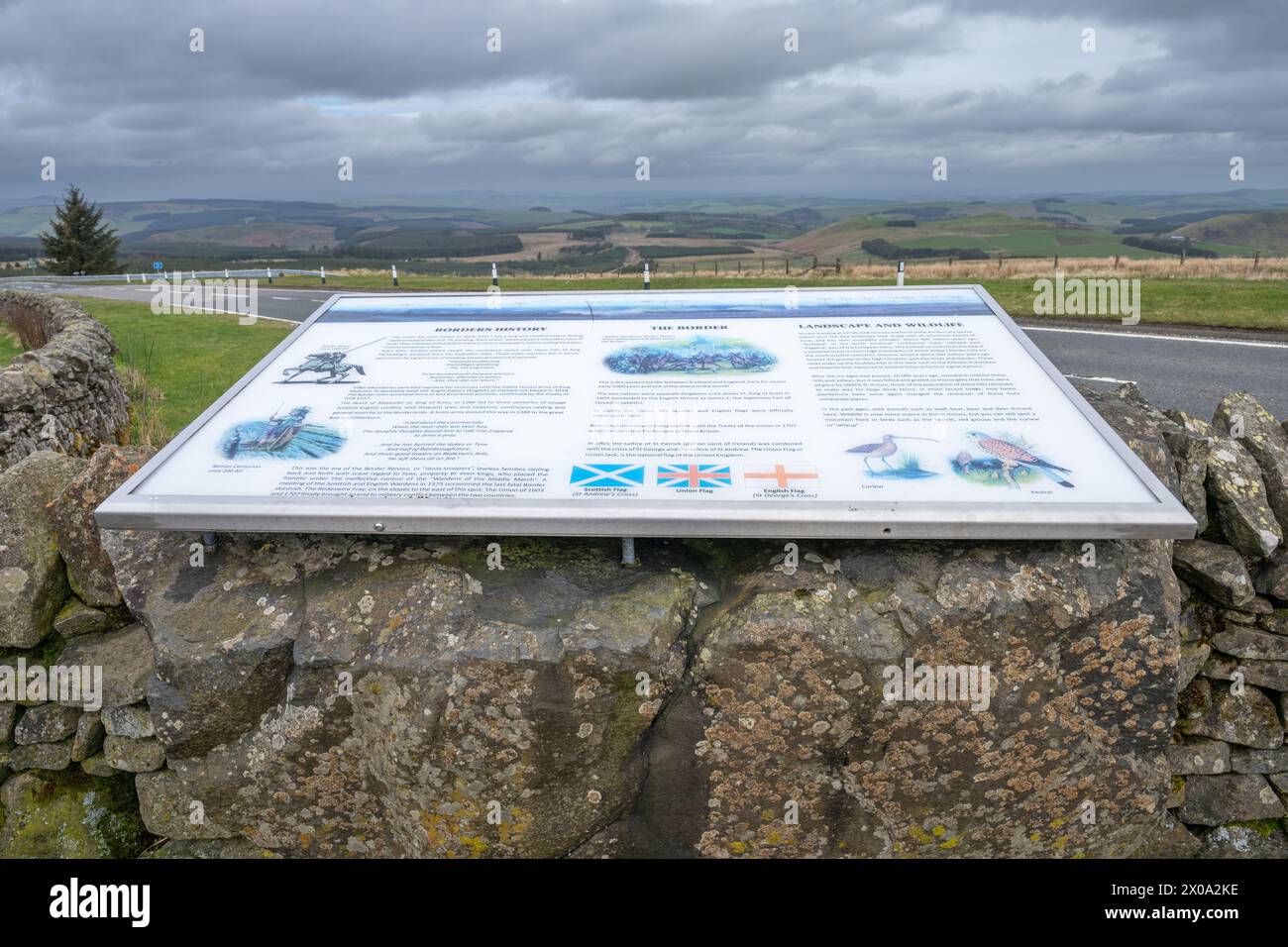 England scotland border hi-res stock photography and images - Alamy