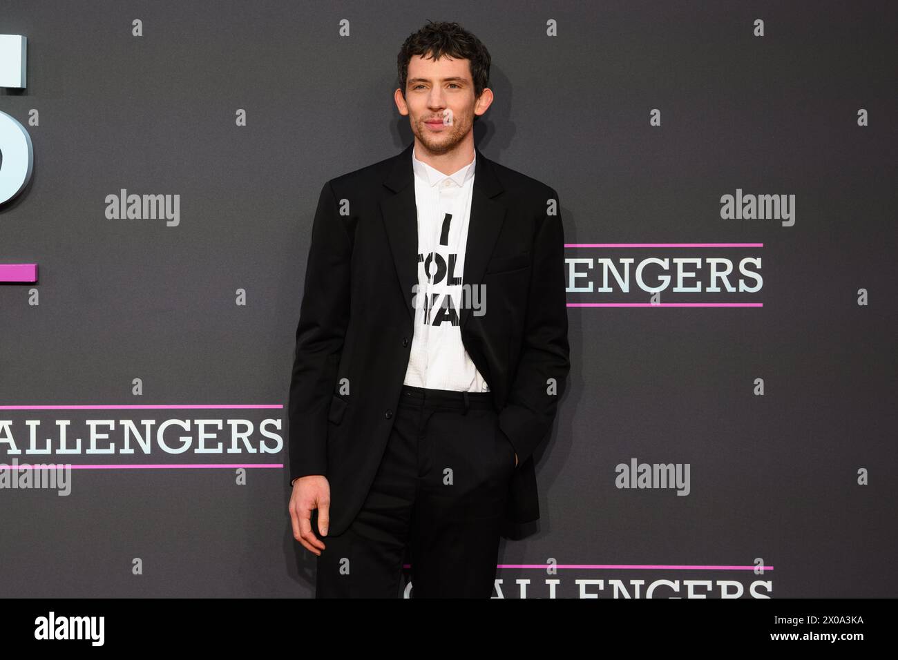 London, UK. 10 April 2024. Josh O'Connor attends the UK premiere of ...