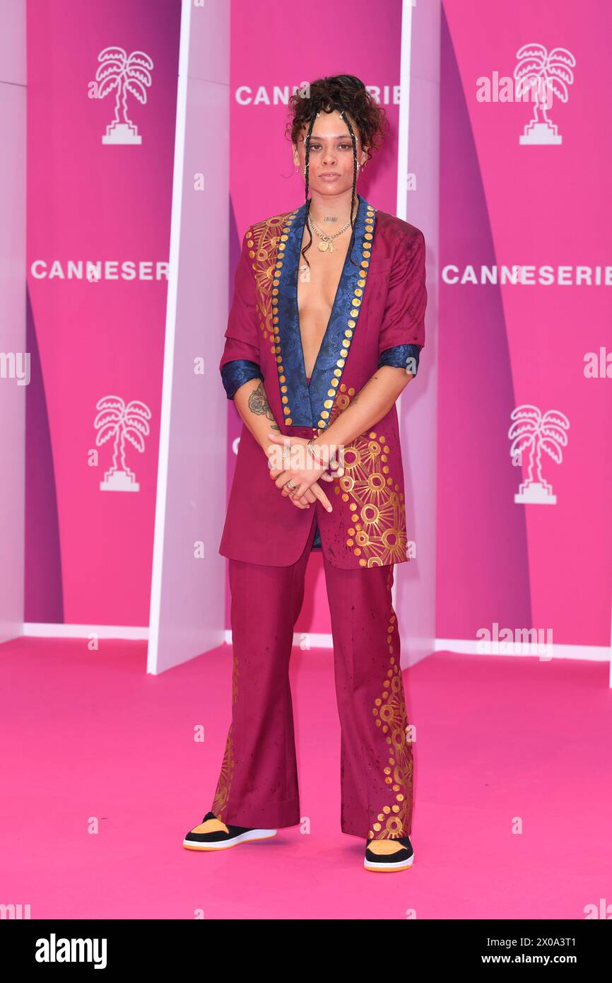 CANNES, FRANCE - APRIL 10: Bernie Van Tiell attend the Pink Carpet ...