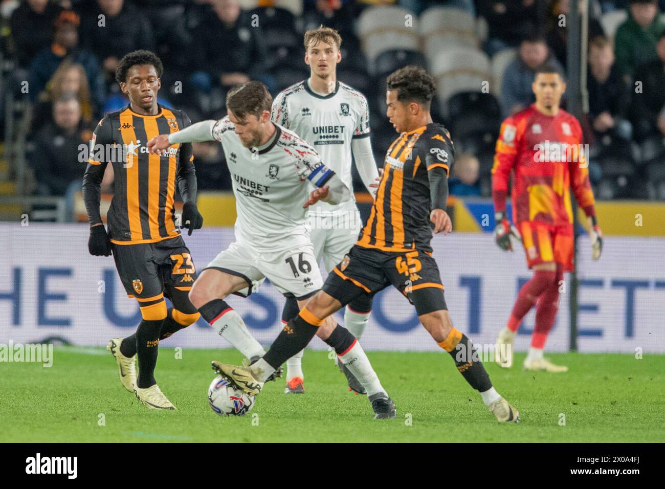 Middlesbrough's Jonathan Howson challenges for the ball during the Sky ...