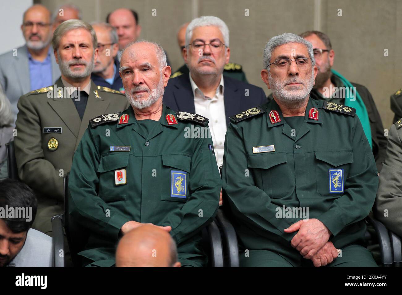 Tehran, Iran. 10th Apr, 2024. Commander of Iran's Islamic Revolutionary ...