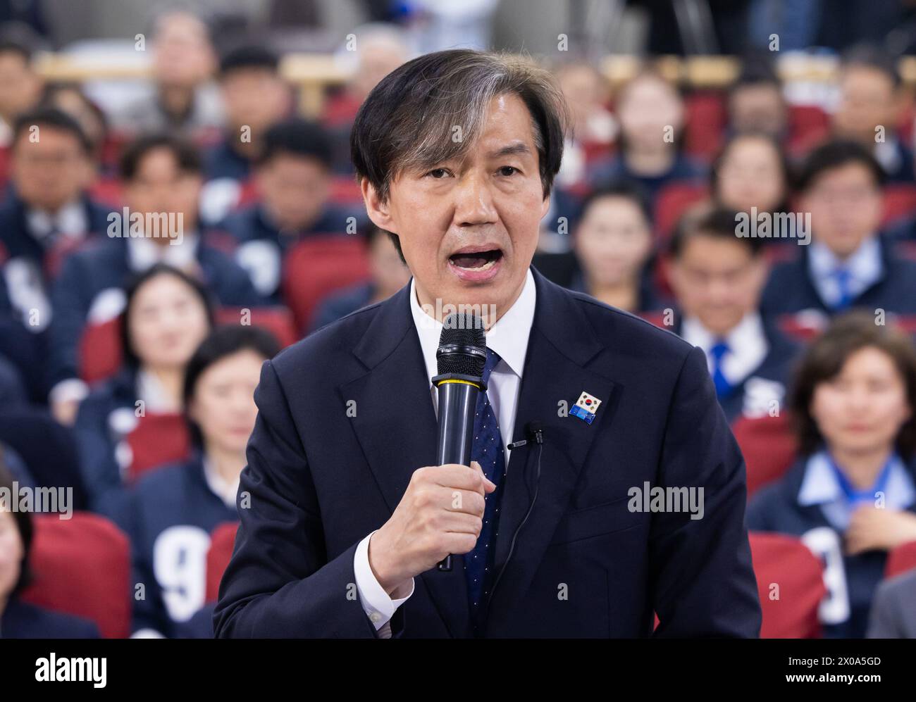 Seoul, South Korea. 10th Apr, 2024. Cho Kuk, South Korea's former ...