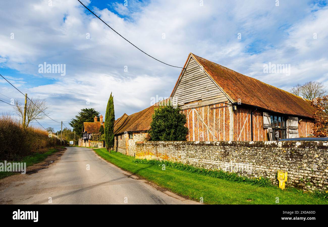 Bix Manor, a converted historic 17th century grade II listed tithe barn ...
