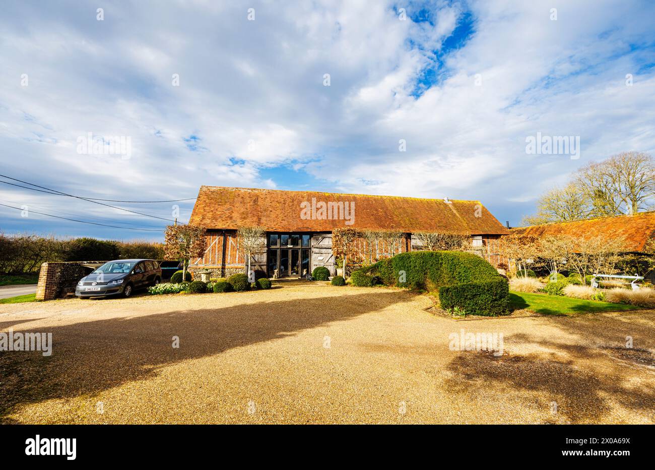 Bix Manor, a converted historic 17th century grade II listed tithe barn ...