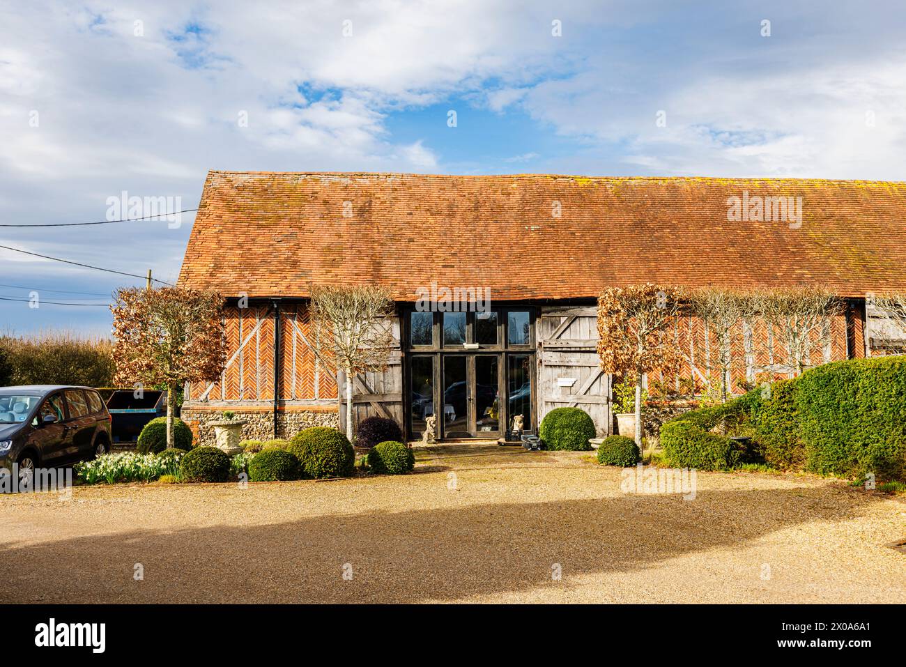 Bix Manor, a converted historic 17th century grade II listed tithe barn ...