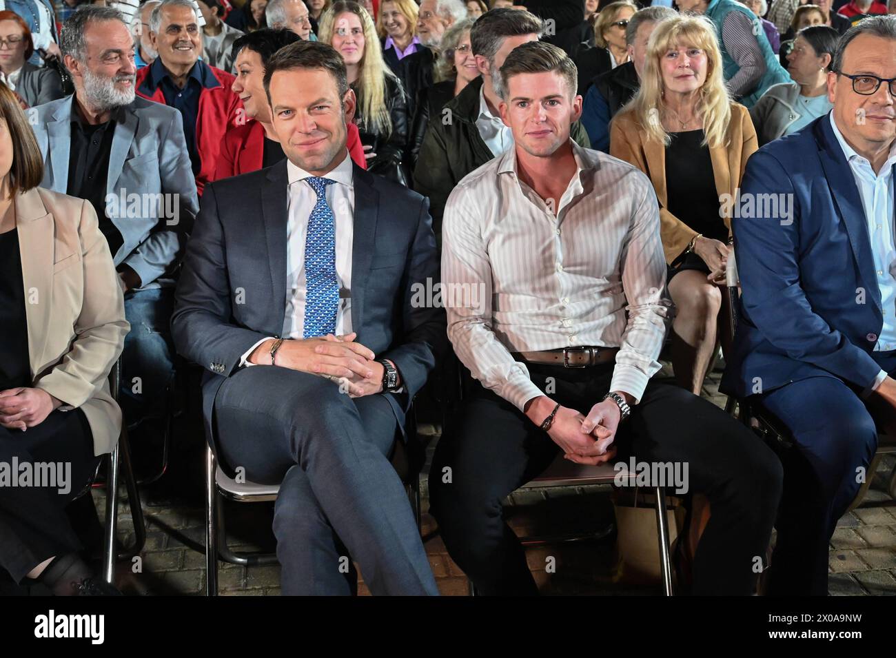 Syriza leader Stefanos Kasselakis launches campaign for European Parliament election in ...