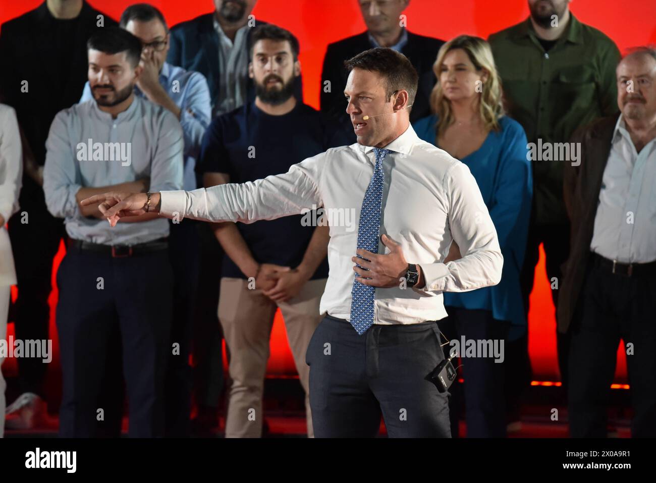 Syriza leader Stefanos Kasselakis launches campaign for European ...