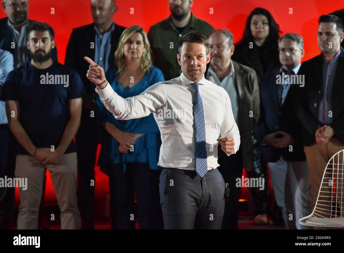 Syriza leader Stefanos Kasselakis launches campaign for European ...