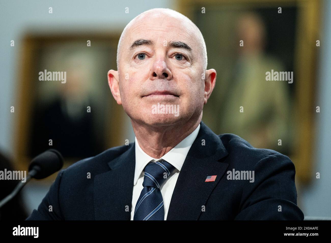 Washington, United States. 10th Apr, 2024. U.S. Secretary of Homeland ...