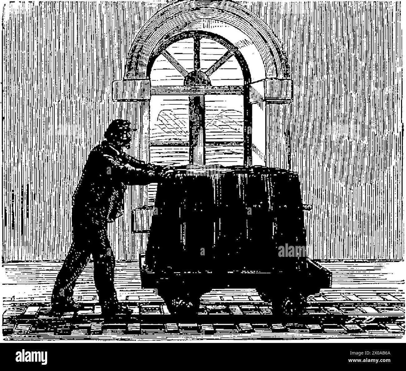 Driving the cannons to the loading chambers Stock Photo - Alamy