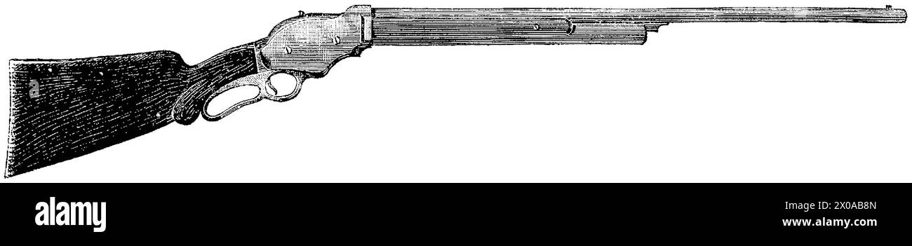 Repeating hunting rifle (Winchester system Stock Photo - Alamy