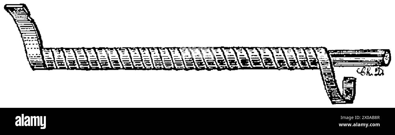 Ribbon to form a gun barrel Stock Photo - Alamy