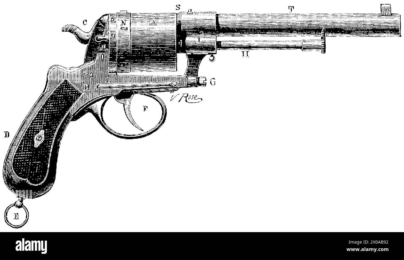 Austrian revolver (Smith and Wesson Stock Photo - Alamy