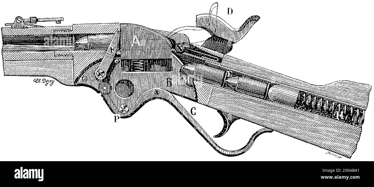 Spencer rifle cut Stock Photo - Alamy
