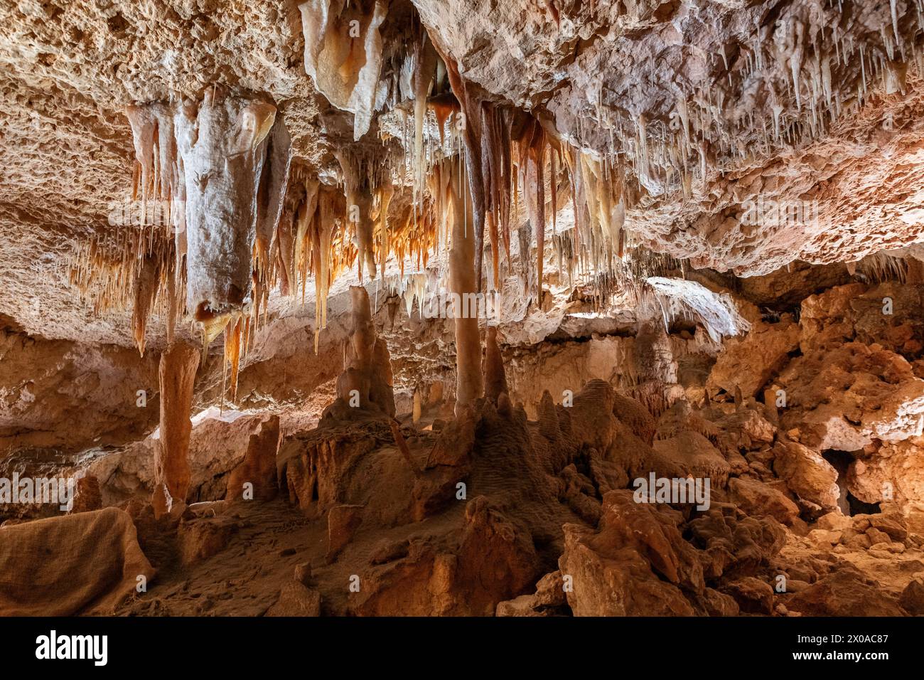 Kelly Hill Caves in Kelly Hill Conservation Park, Kangaroo Island Stock ...