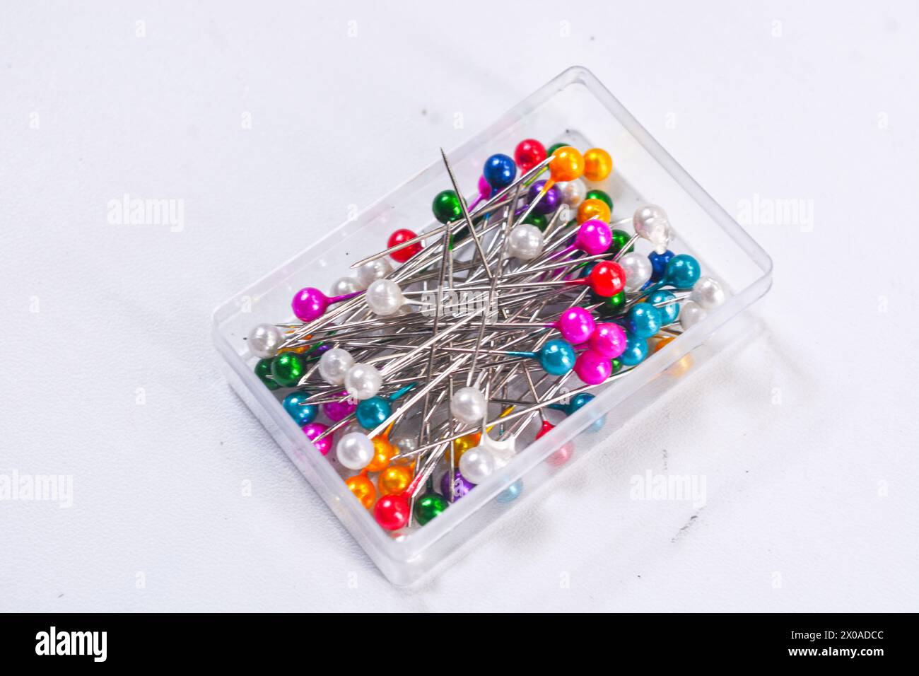 Isolated colorfull hijab safety pins on white background Stock Photo ...