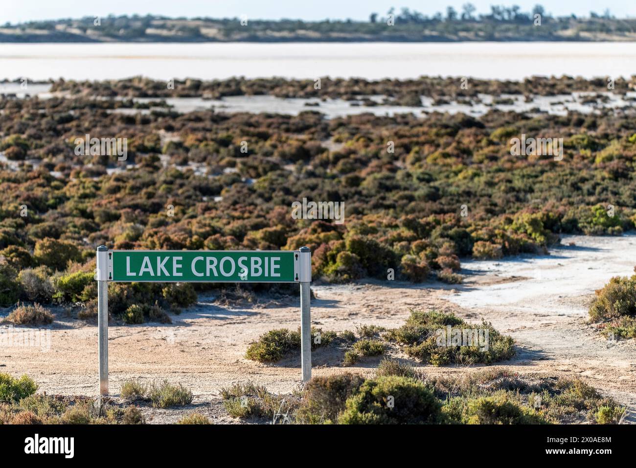 Lake Crosbie in Murray-Sunset National Park Stock Photo - Alamy