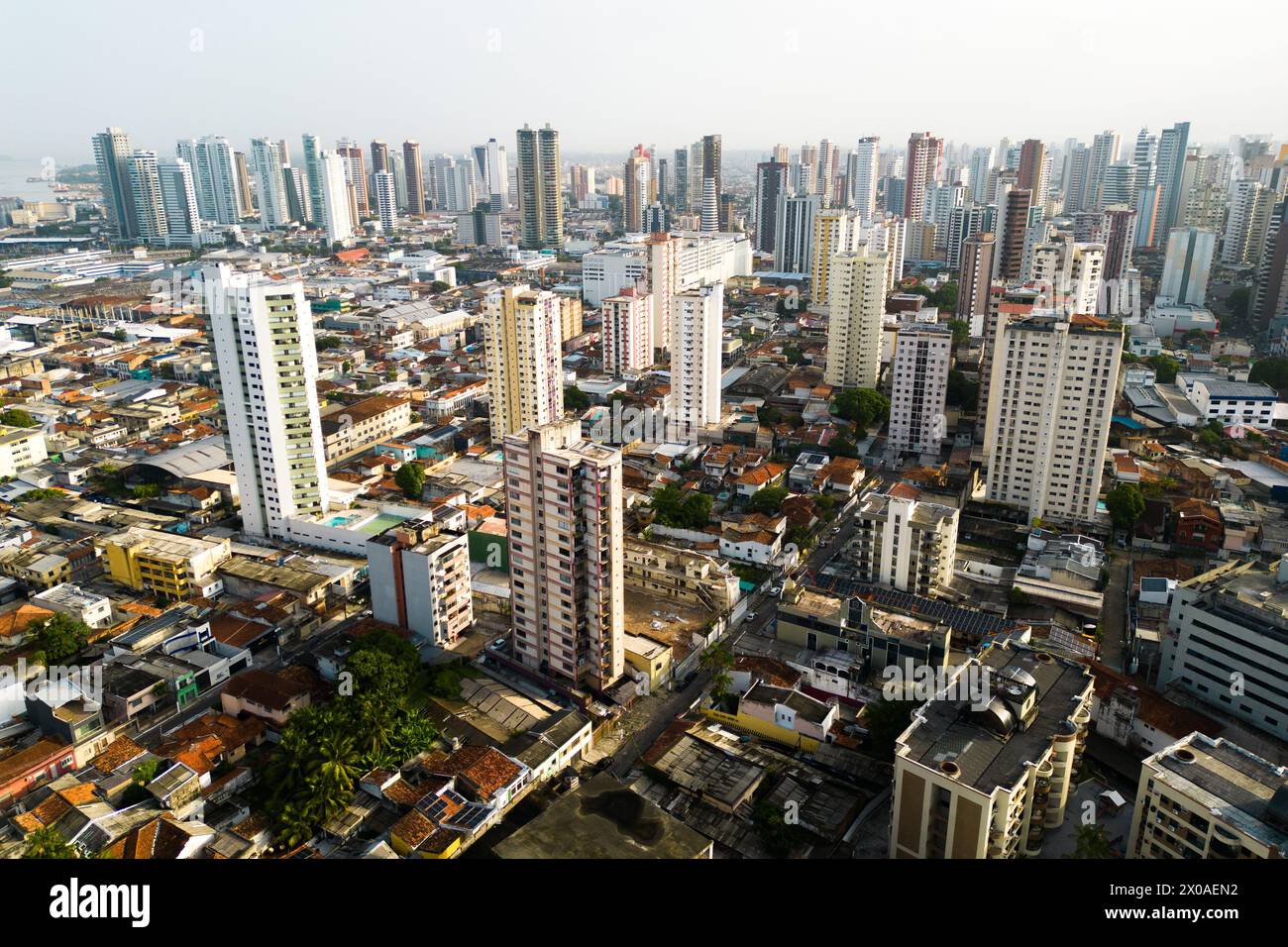 Aerial View of Belem City in North of Brazil Stock Photo - Alamy