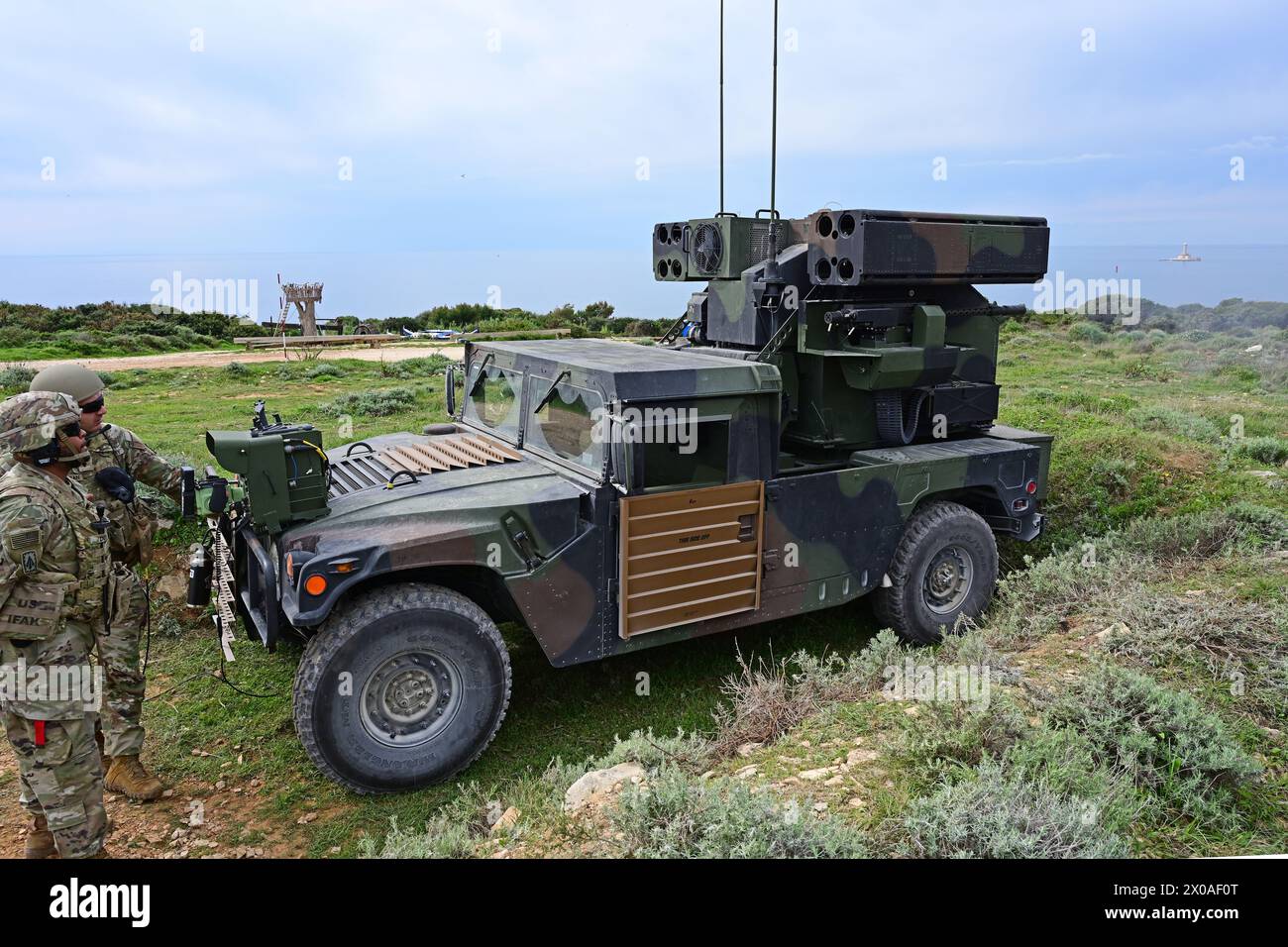 Soldiers from Charlie Battery, 1st Battalion, 57th Air Defense ...