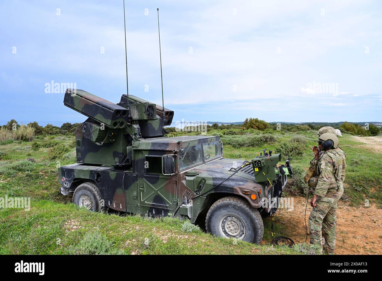 Soldiers from Charlie Battery, 1st Battalion, 57th Air Defense ...