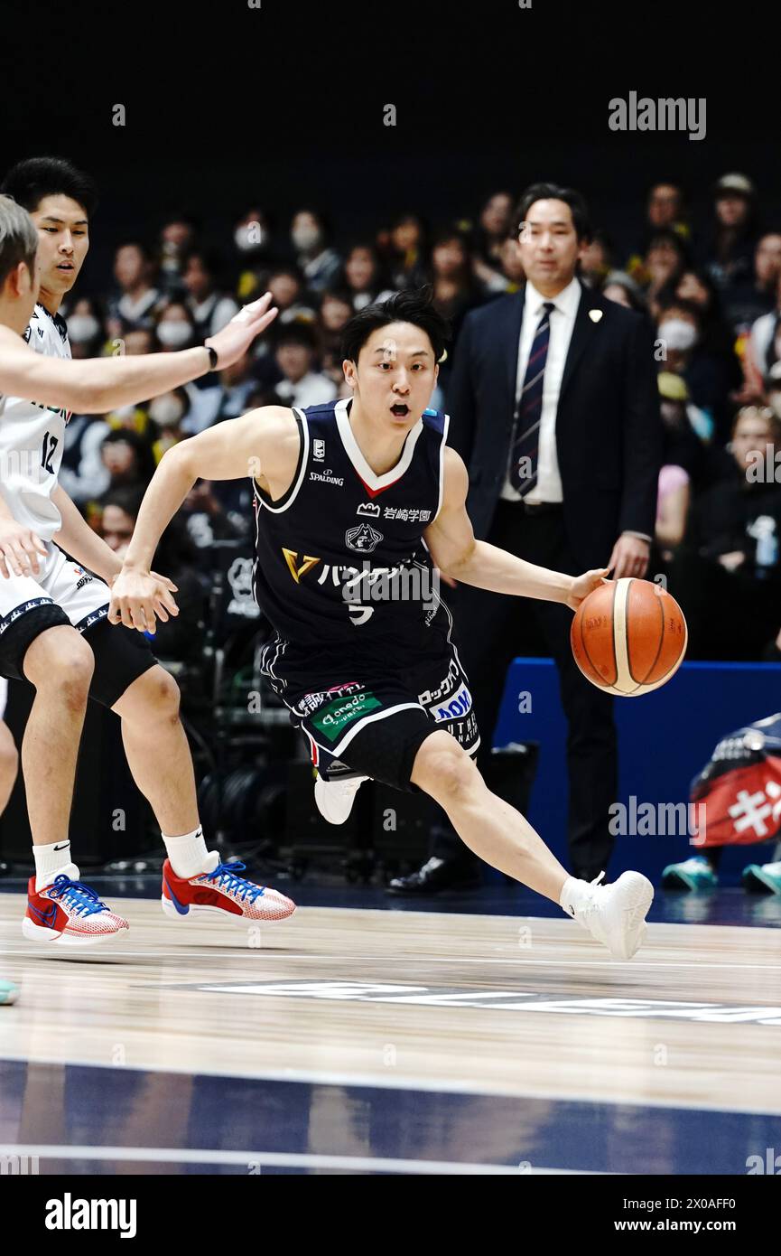 Yokohama BUNTAI, Kanagawa, Japan. 10th Apr, 2024. Yuki Kawamura (B-Corsairs), APRIL 10, 2024 ...