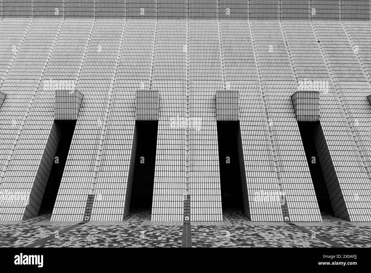 Black and White patterns and texture of the Cultural Centre Building in ...
