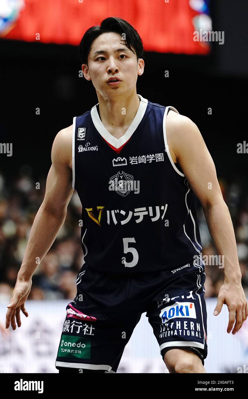 Yokohama BUNTAI, Kanagawa, Japan. 10th Apr, 2024. Yuki Kawamura (B-Corsairs), APRIL 10, 2024 ...