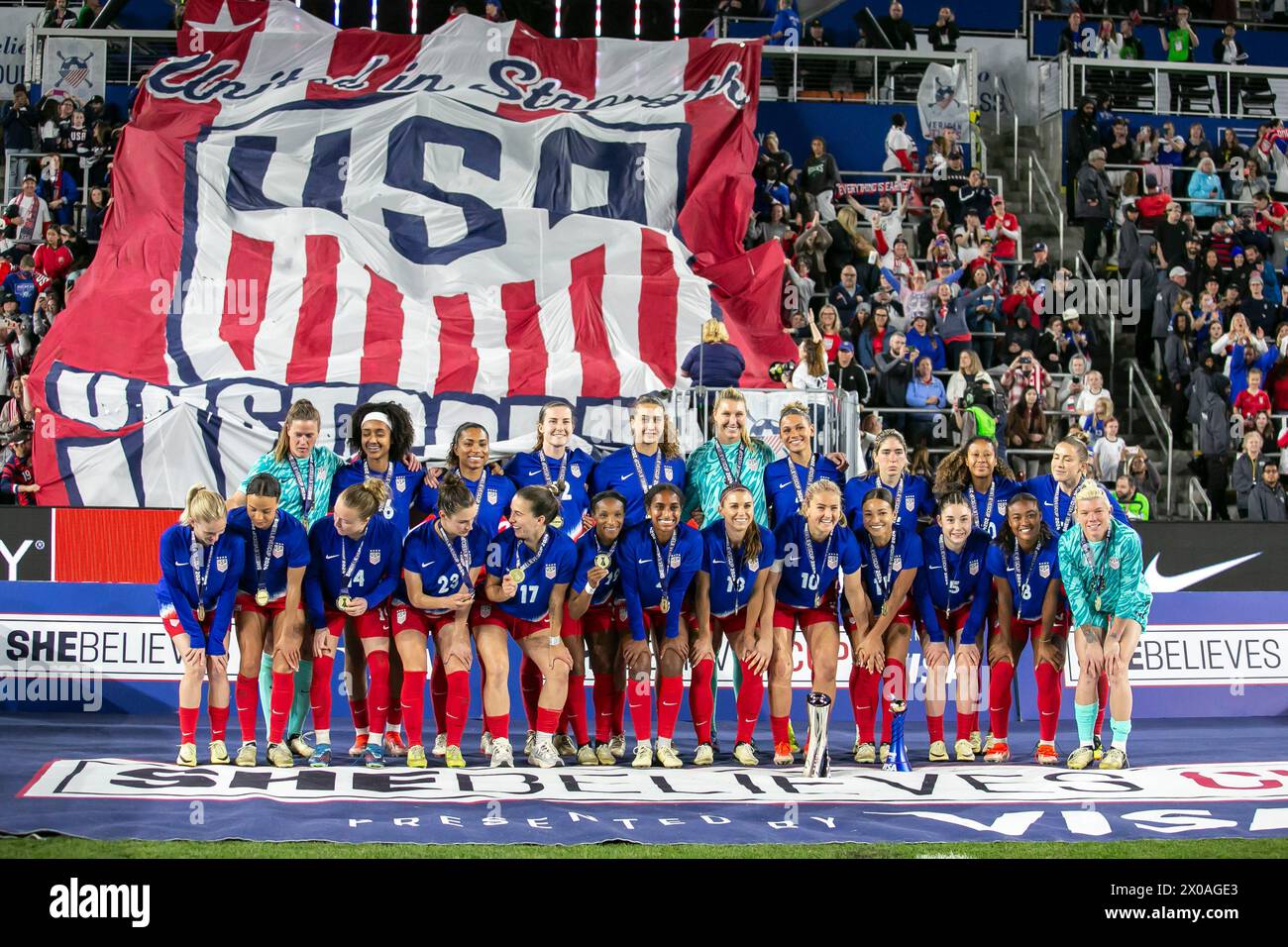 Columbus, Ohio, USA. 9th April, 2024. USWNT wins in a penalty shootout ...