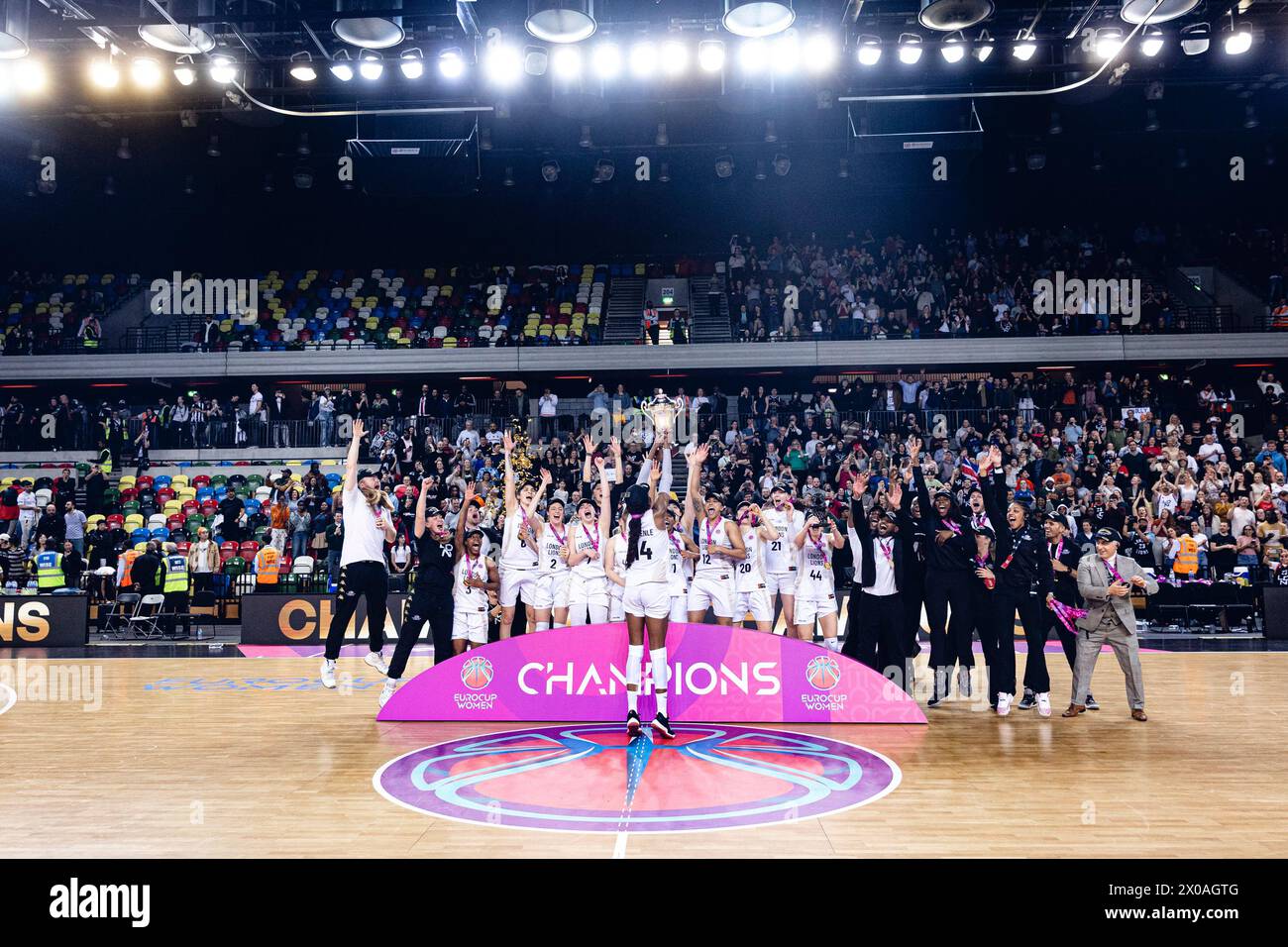 London Lions women's team win the Eurocup women's final in the second ...