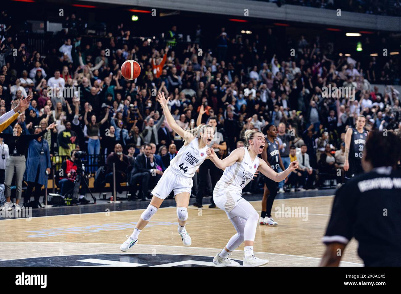 London Lions women's team win the Eurocup women's final in the second ...