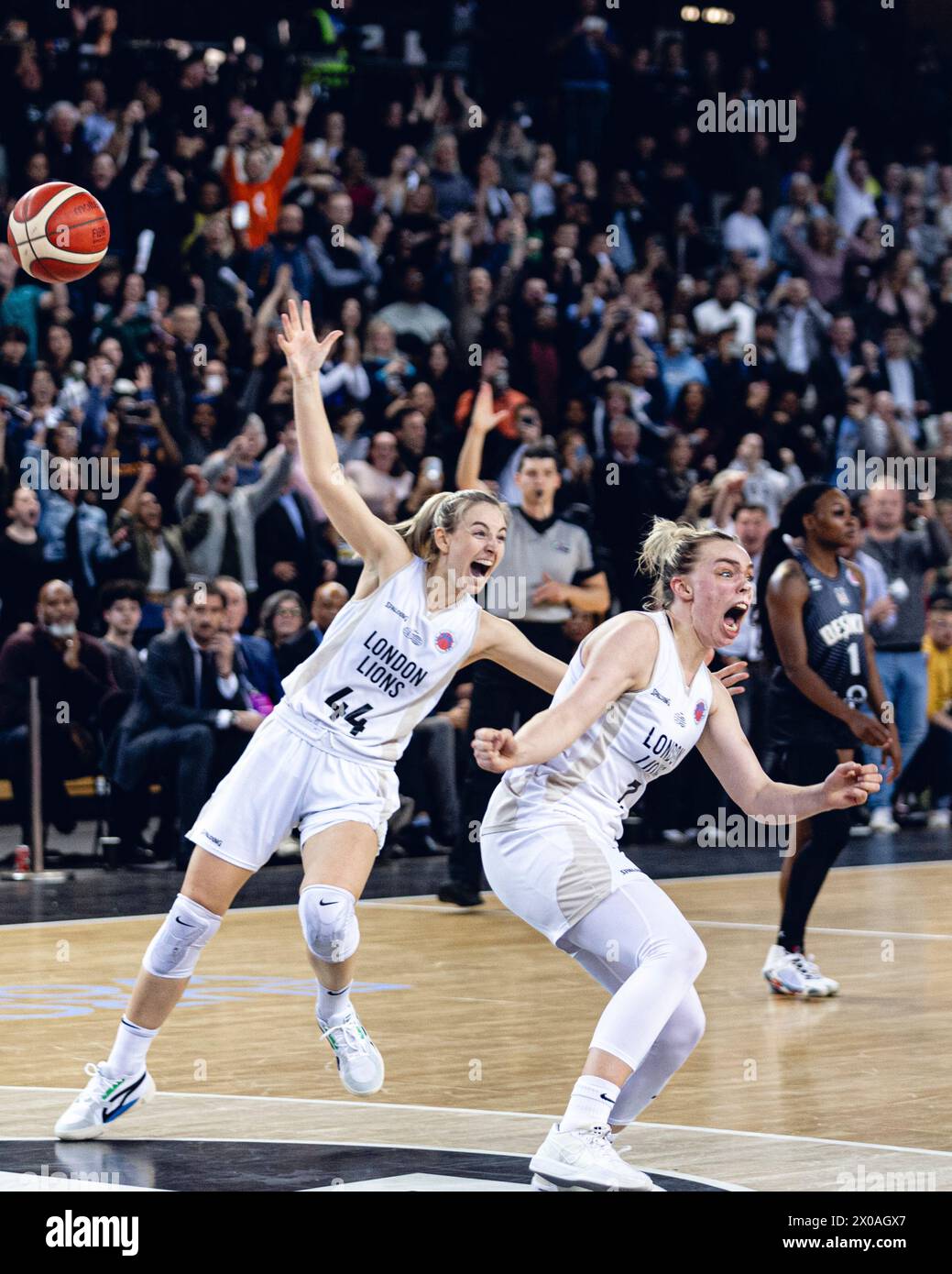 London Lions women's team win the Eurocup women's final in the second ...