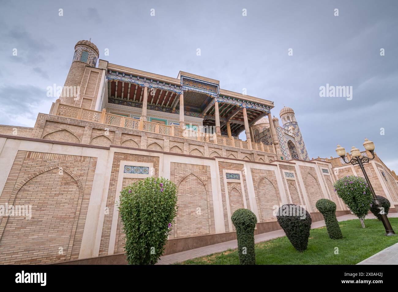 JUNE 28, 2023, SAMARKAND, UZBEKISTAN: Parade portal of Islam Karimov ...
