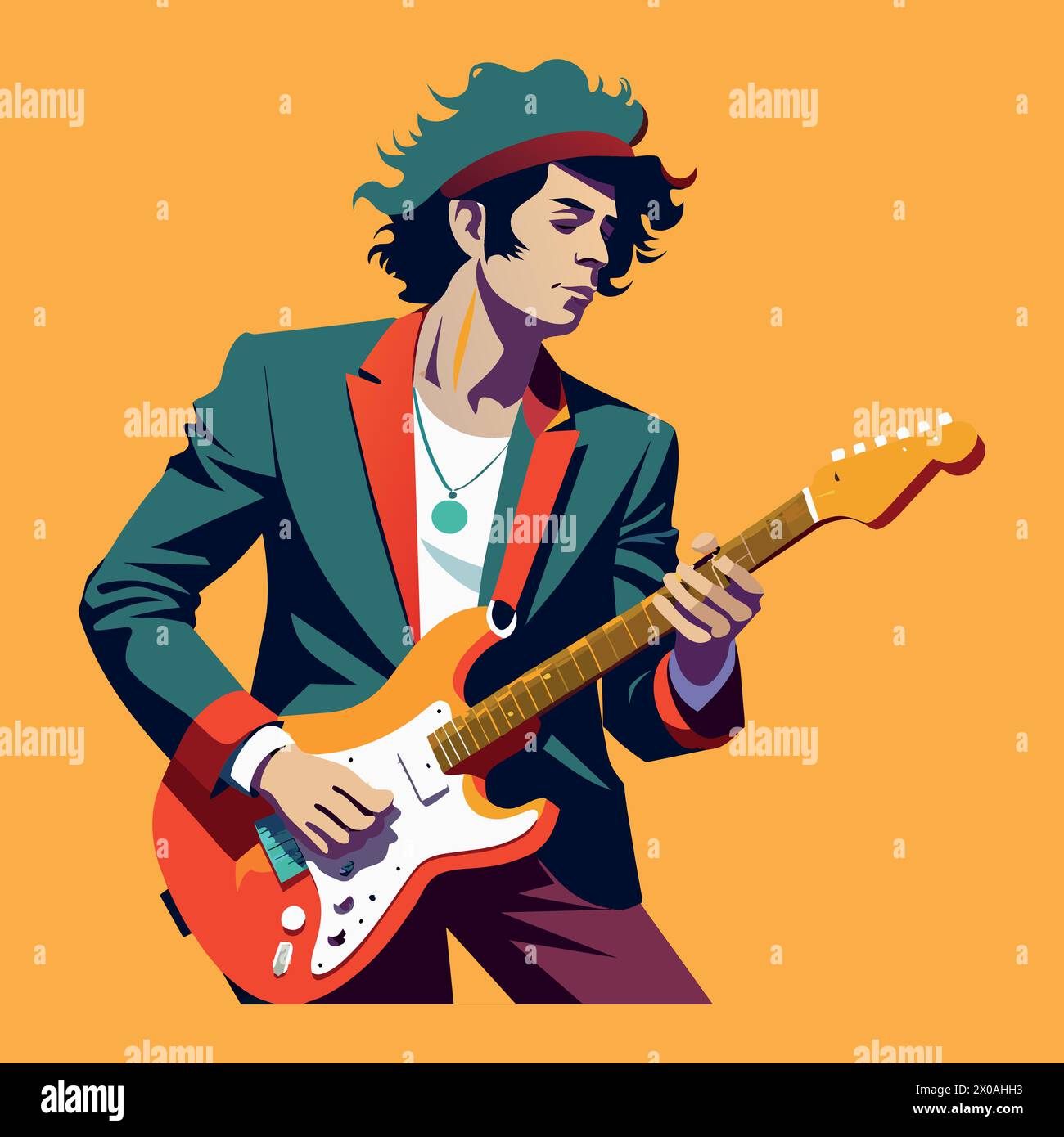 Musician singer full Stock Vector Images - Alamy