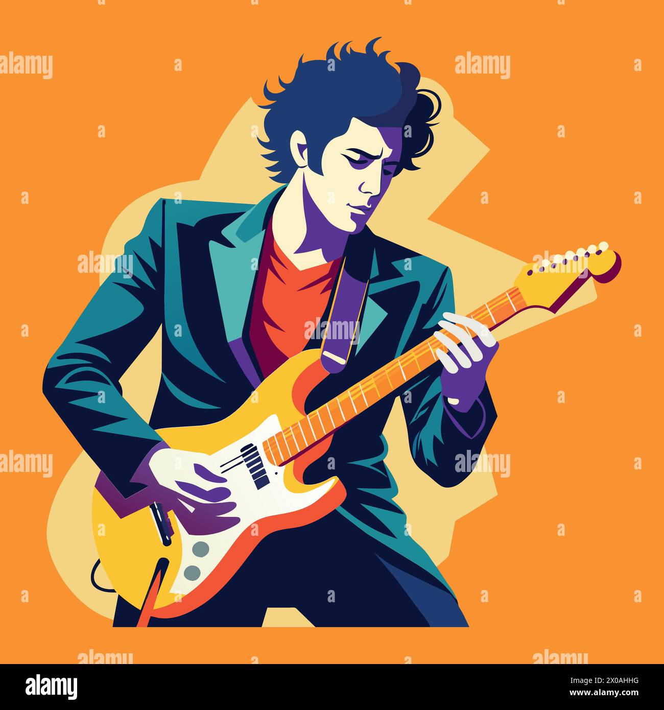 Musician singer full Stock Vector Images - Alamy