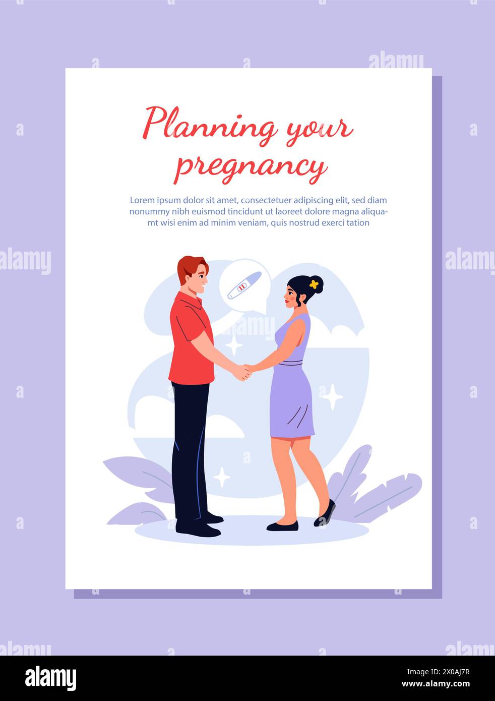 Family planning vector poster Stock Vector Image & Art - Alamy